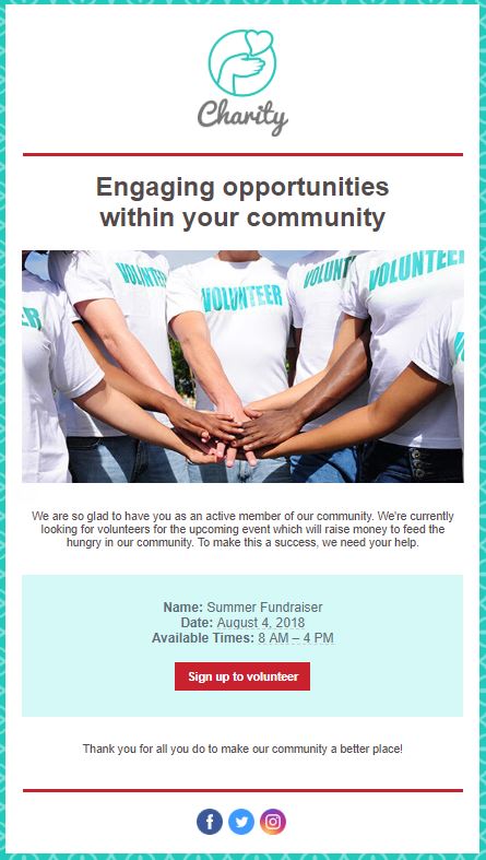 5 Types of Email Templates Specialized for Nonprofits | Constant Contact