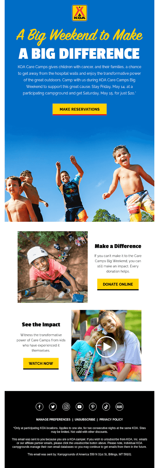 Nonprofit Call to Action Examples