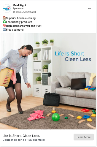 10 House Cleaning Ads Examples With Templates to Inspire You | Constant ...