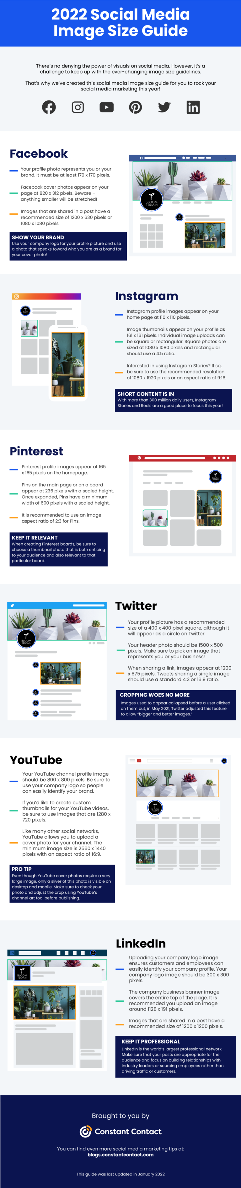 Social Media Image Sizes Guide (Updated 2022) | Constant Contact