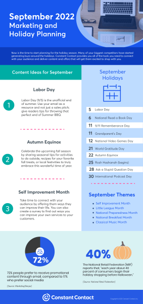 September Holidays and Newsletter Ideas — 2022 | Constant Contact