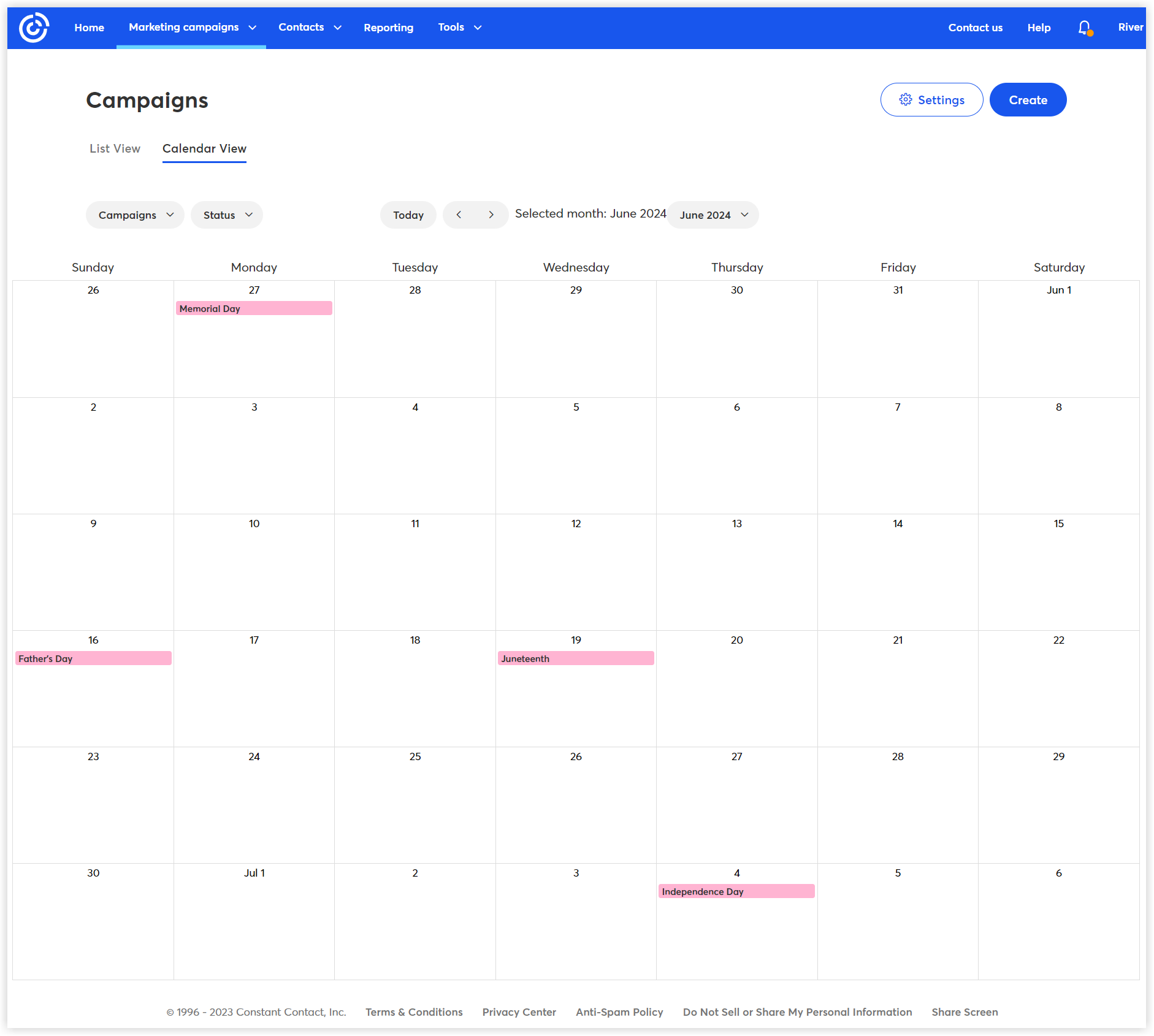 2024 Online Marketing Calendar: Template and Marketing Holidays