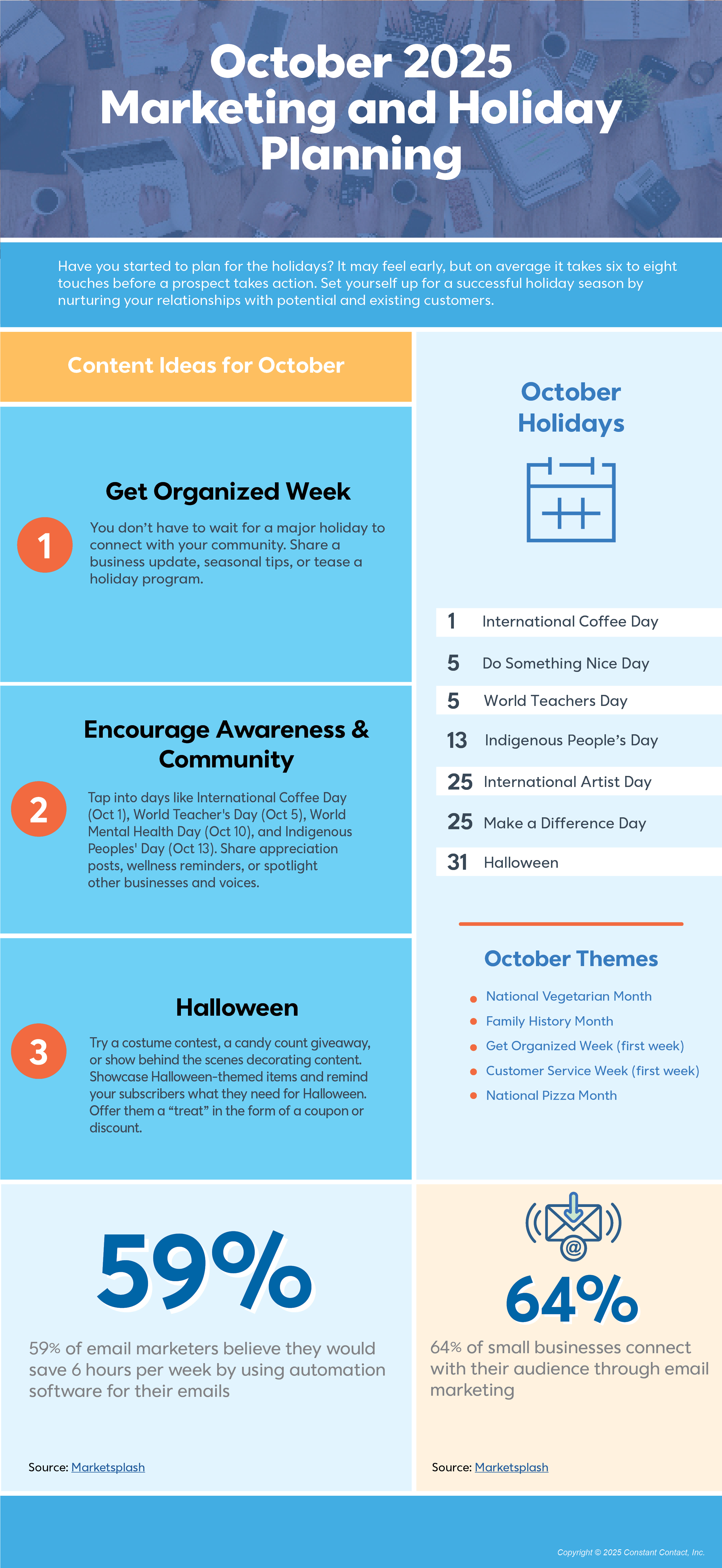 October Holidays and Newsletter Ideas — 2025 | Constant Contact