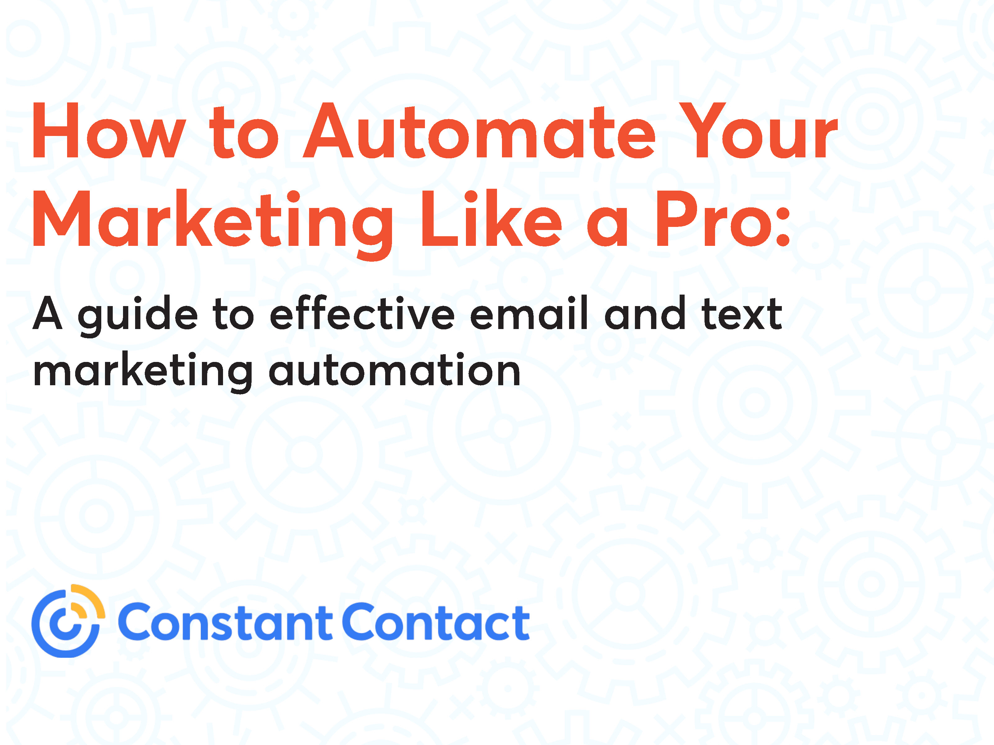 Your Guide To A Successful Marketing Automation Strategy Constant Contact